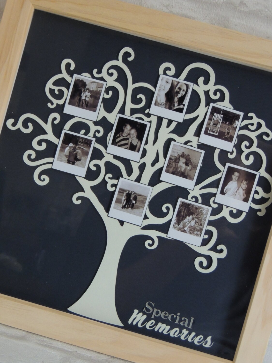 Photo Tree Frames, Retro Tree Design, Family Tree Gifts Photo Gifts ...