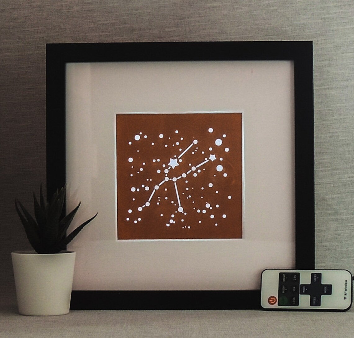 Star Constellation LED Light Frame - Etsy
