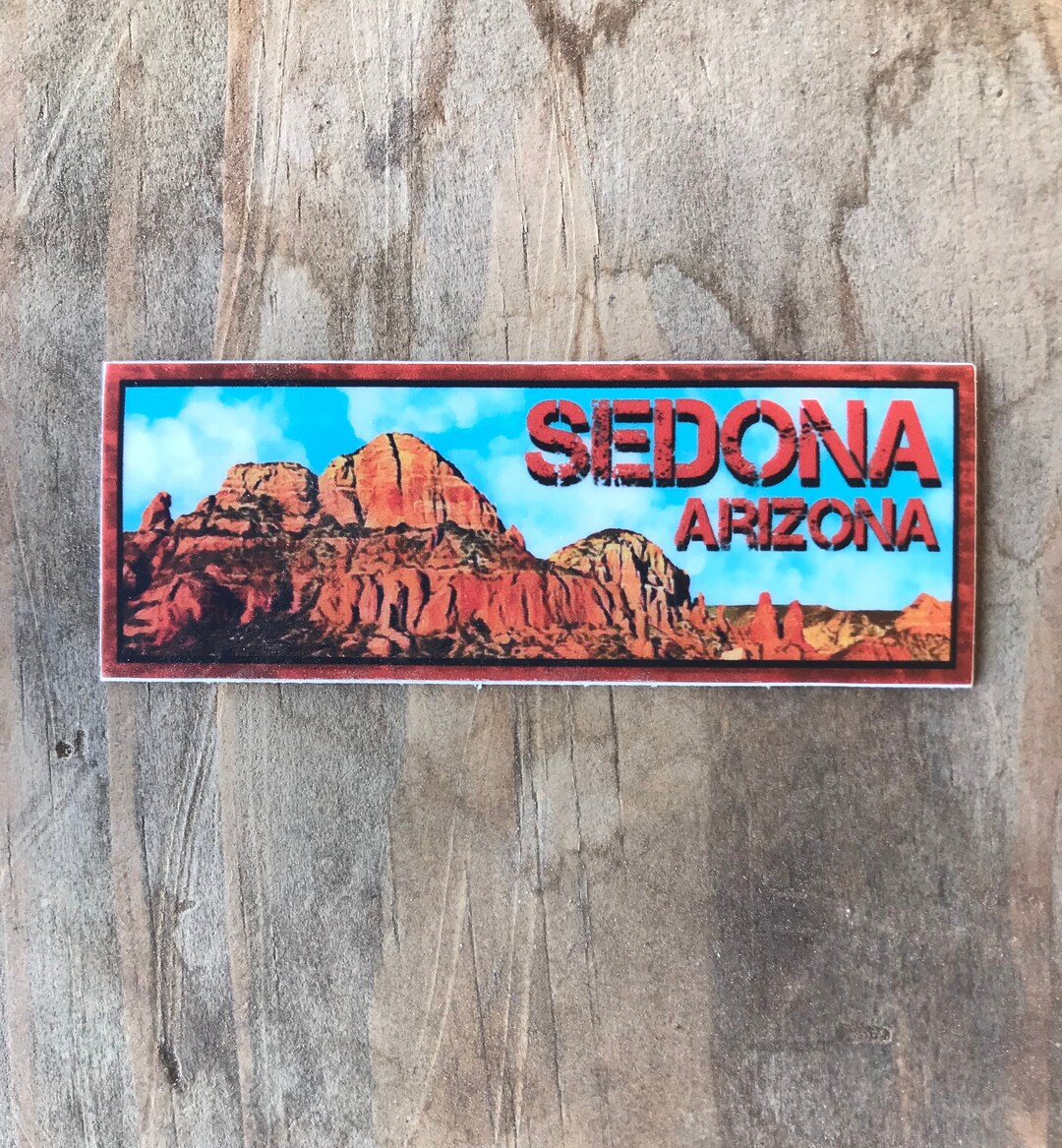 Sedona Sticker, Water Bottle Sticker, Sedona Arizona Sticker, Sedona ...