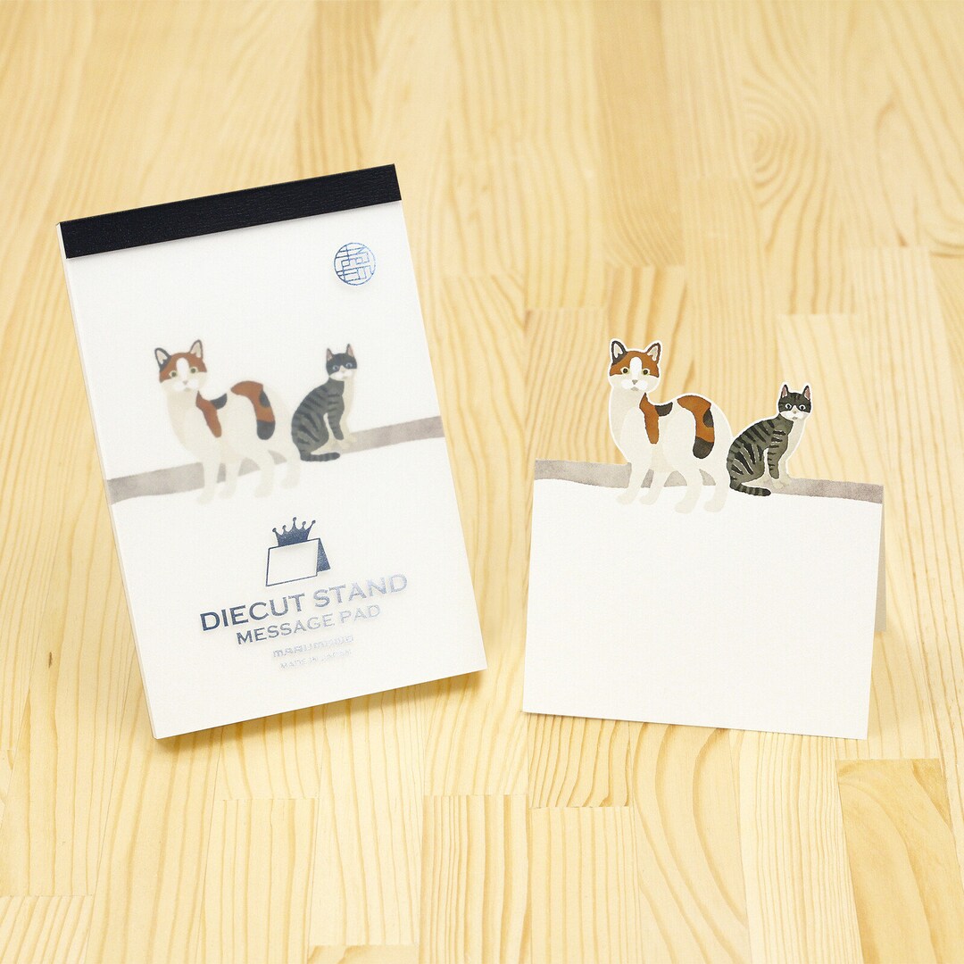 Marumo Pop-up Memo Pad Cats - Etsy