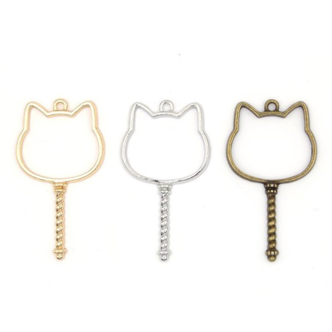 3 Colours Available Resin Bezel Cats Perfect for UV Resin Crafts Make ...