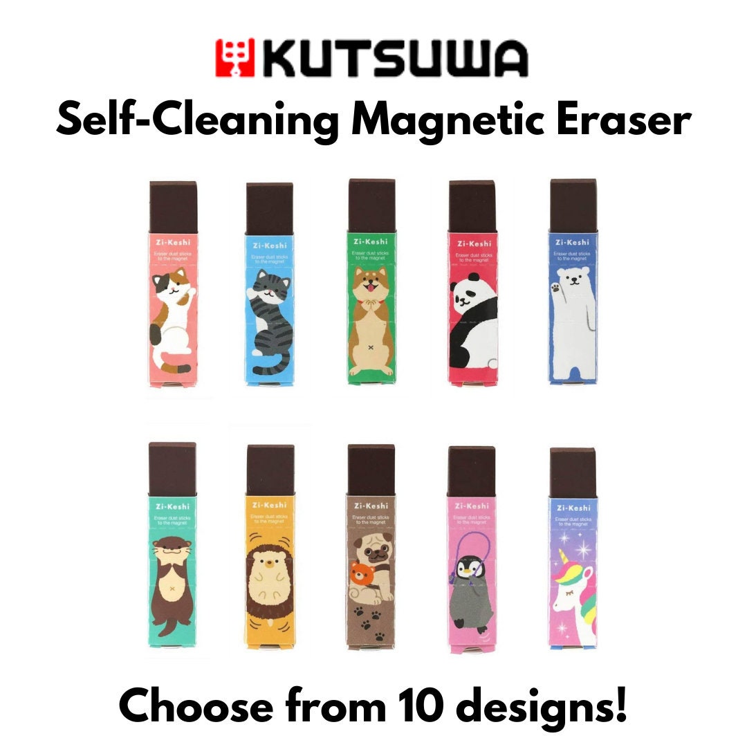 Kutsuwa Zi-keshi Magnetic Eraser - Animals (made in Japan) - Etsy