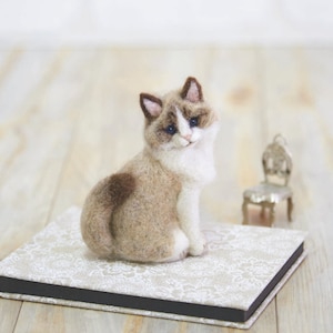Needle Felted Cat - Etsy