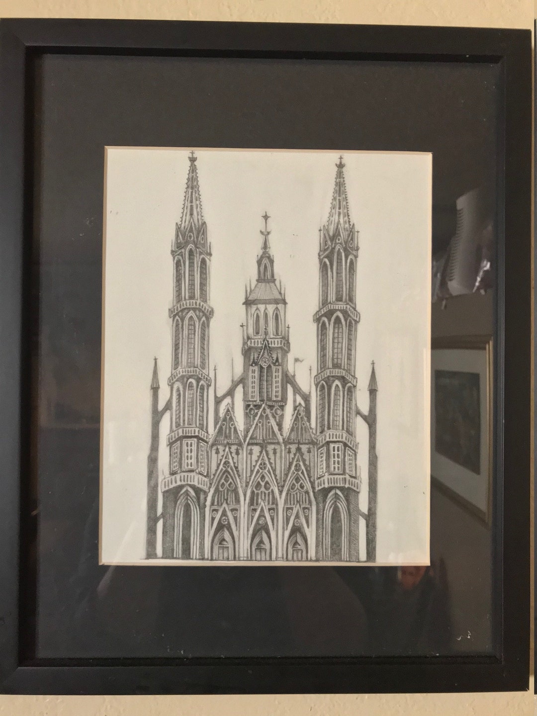 Castle Drawing ~ Original Pencil Drawing ~ Castle Art ~ Detailed ...