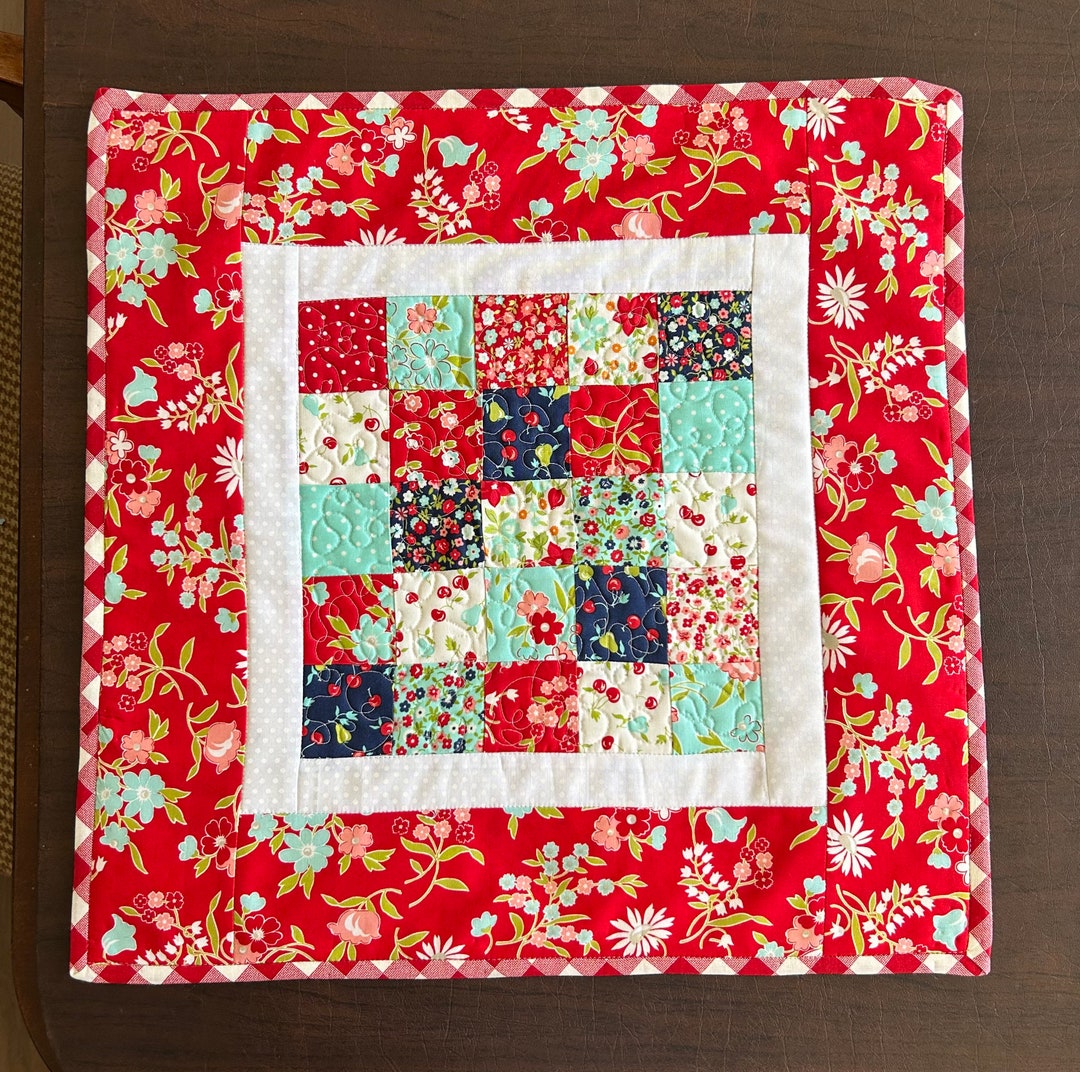 Quilted Table Topper - Etsy