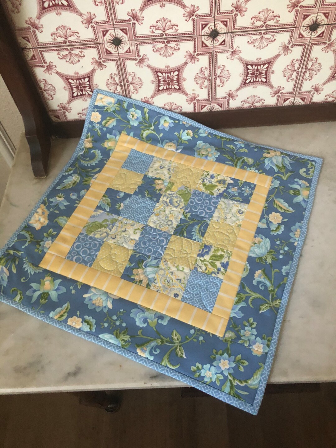 Quilted Table Topper - Etsy
