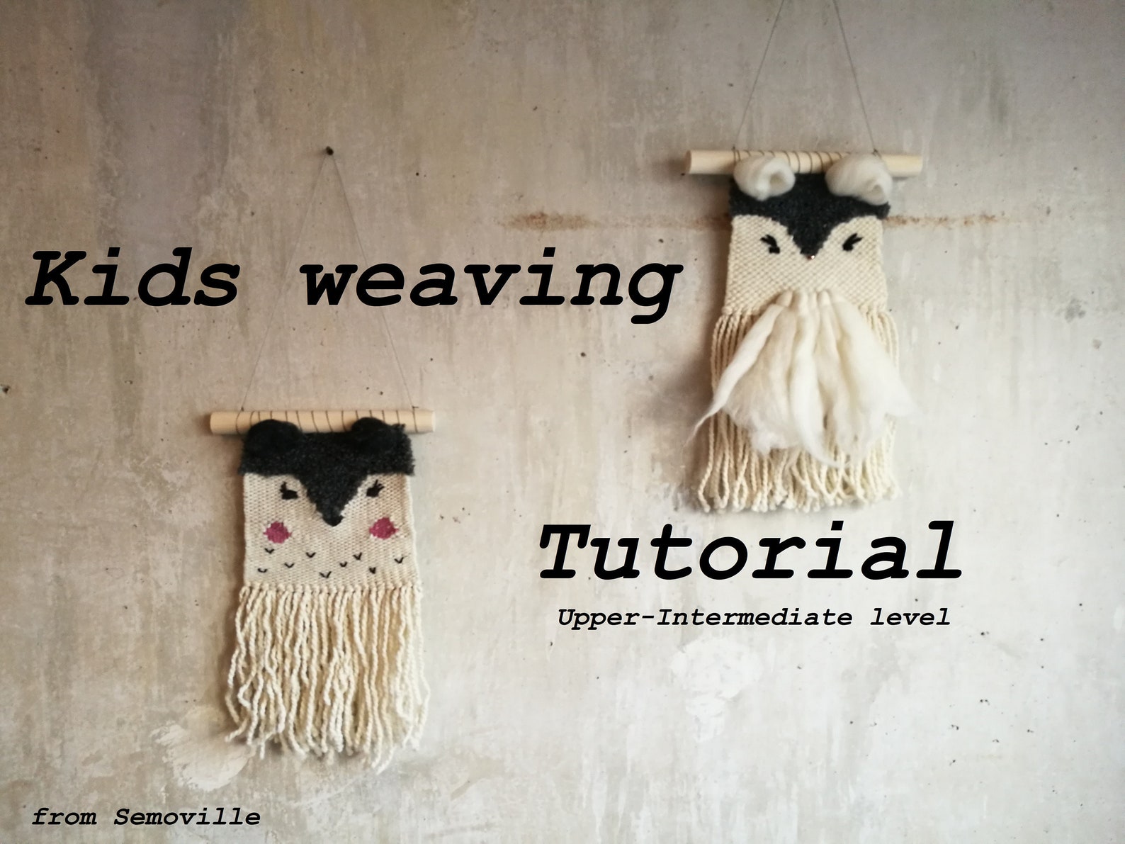 Kids Weaving Loom .pdf Tutorial in ENG Learn How to Weave, Intermediate ...