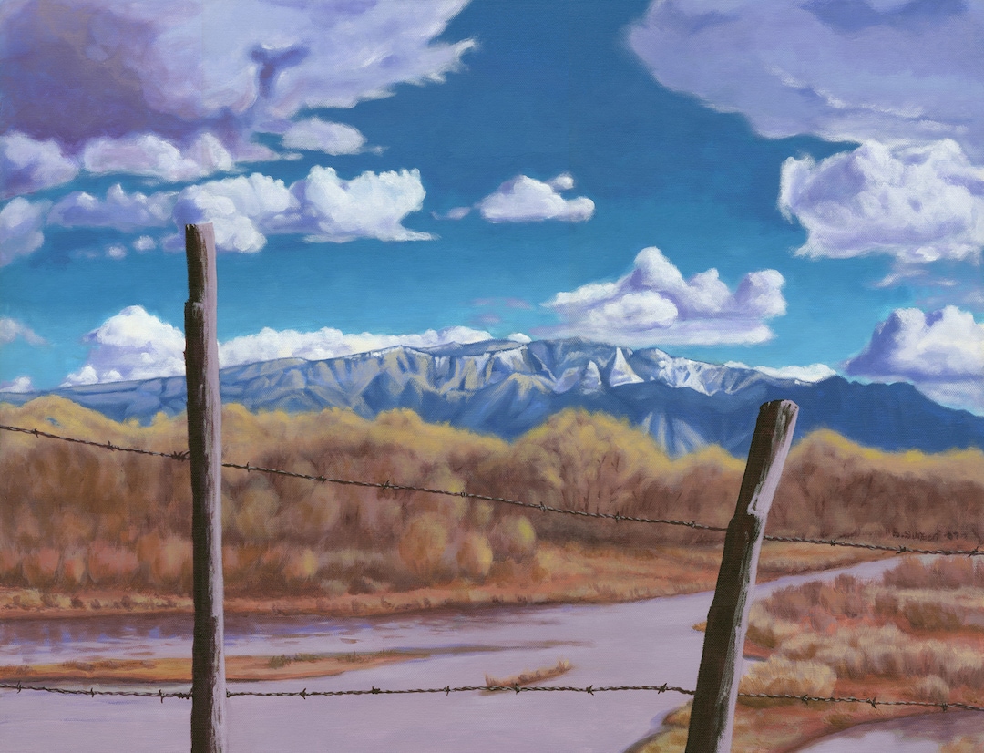 Rio Grande Original Framed Acrylic Painting promised - Etsy