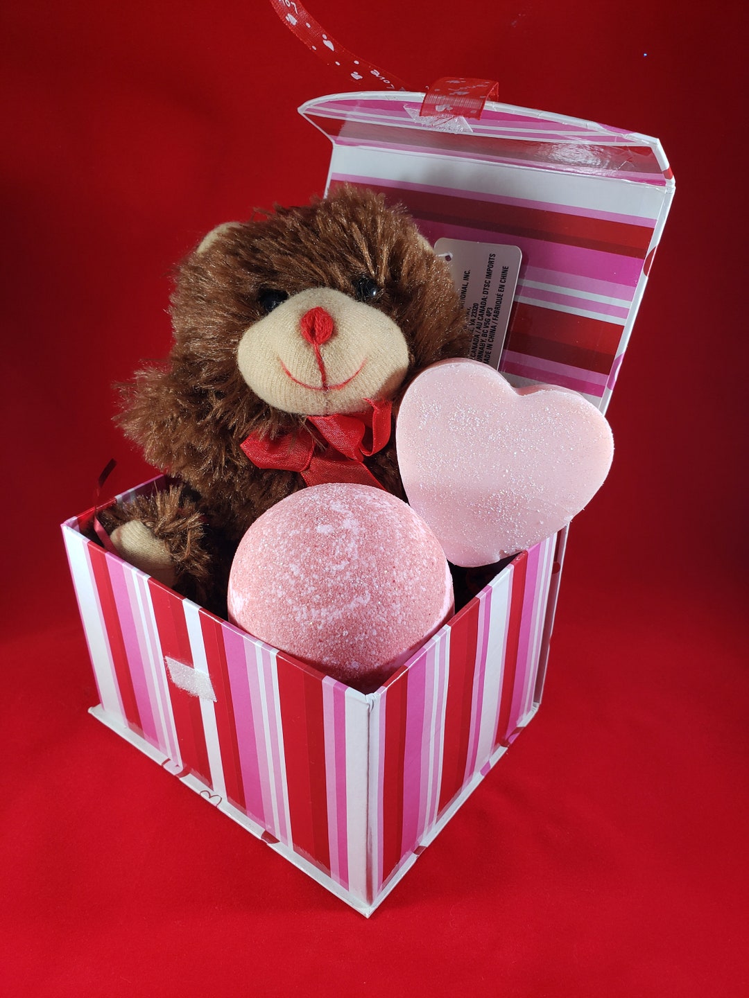 Love Spell Bath Bomb Gift, Spaglo Bath Bombs, Bath Bomb Gift Set, Teddy ...