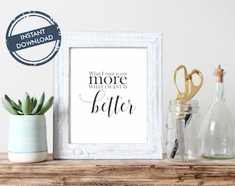 Wall Decor Trio Be Your Own HERO / I Am Enough / Don't Want More want ...