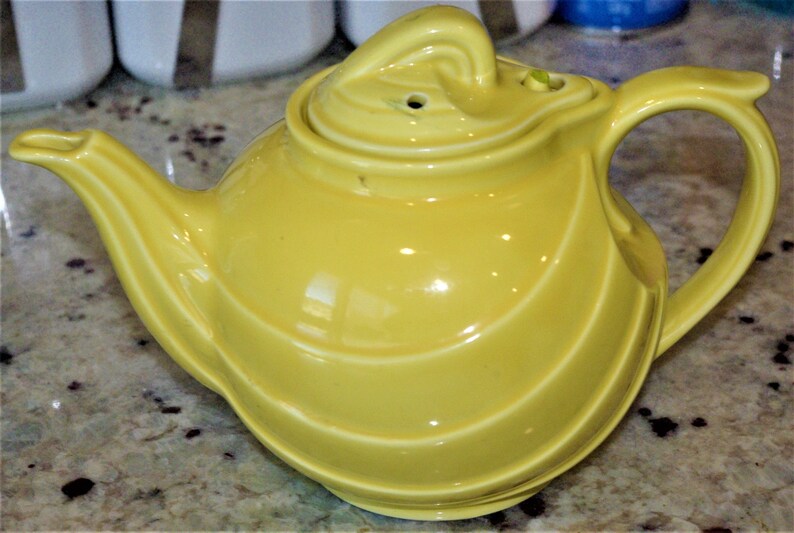 Vintage Hall Teapot Vintage 1940's Hall Yellow Canary - Etsy