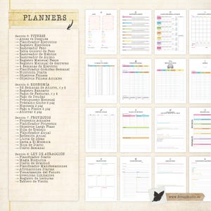A4-A5 PDF Life Planner, Printable Life Planner, Life Folder, Household ...