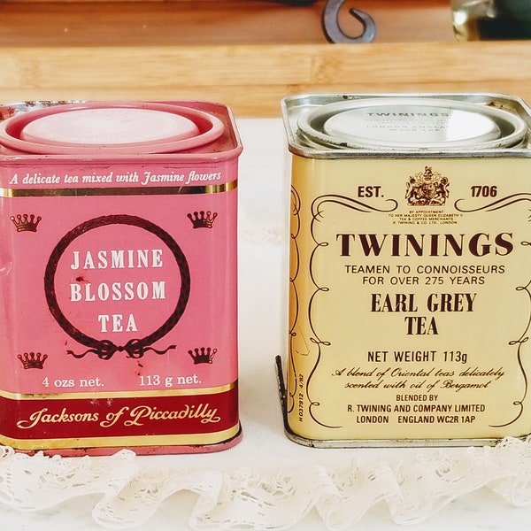Twinings Tea Tins Vintage - Etsy