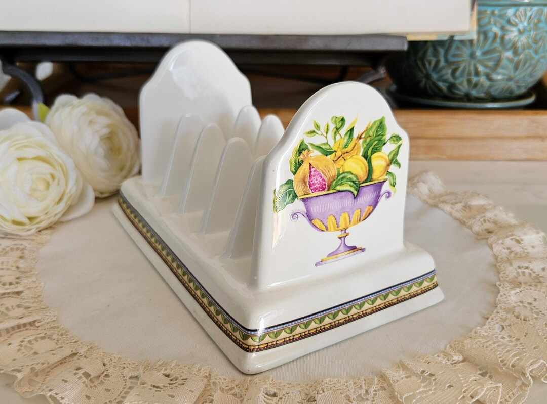 Casa Elite Home Collection Toast Rack, Ceramic Toast Rack, Vintage ...