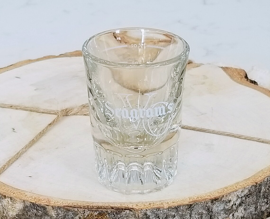 Vintage Seagram's V.O Shot Glass Canadian Whisky | Etsy