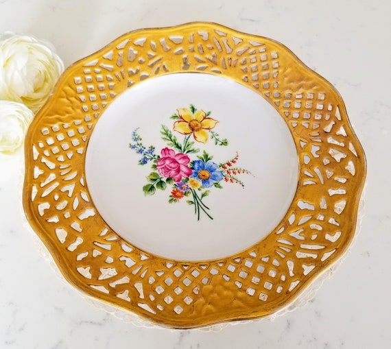 Antique Handgemalt RF Austria Display Plate Fine Porcelain - Etsy