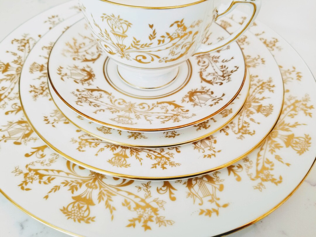Coalport Allegro 5 Pieces Place Settings, Bone China Made in England ...