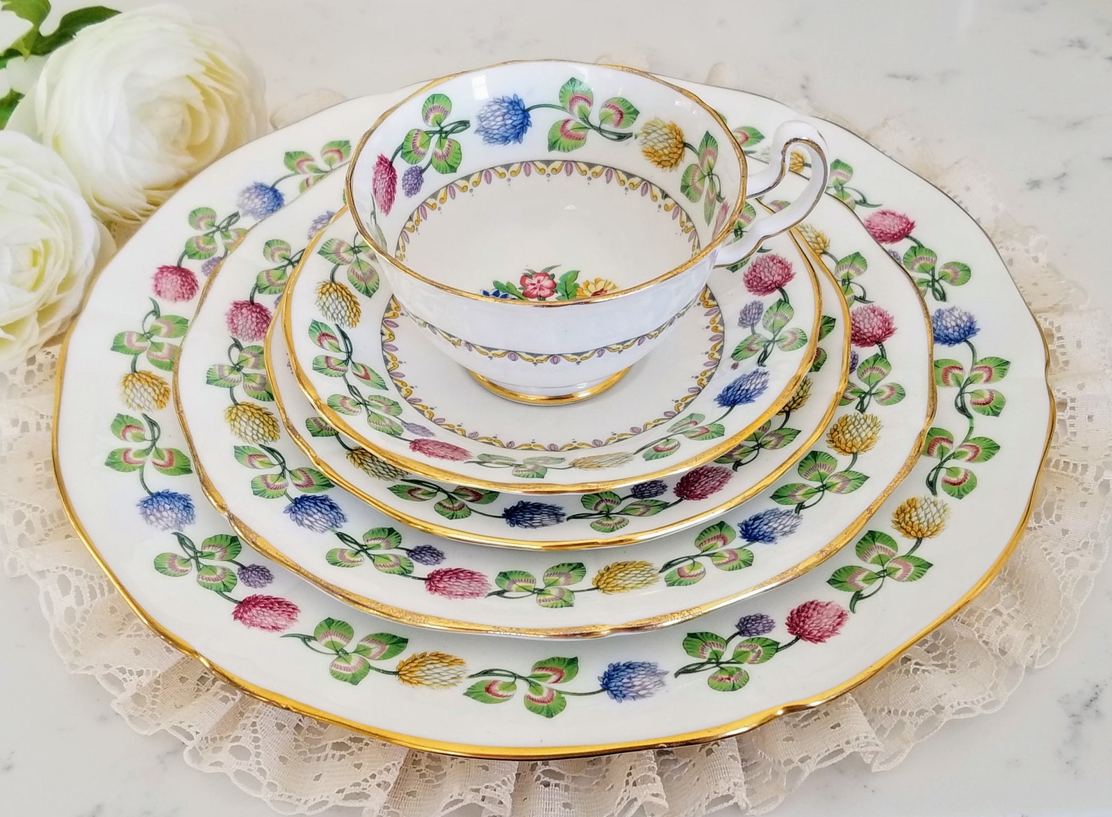 Vintage Adderley Meadosweet Replacement Pieces, Bone China Made in ...