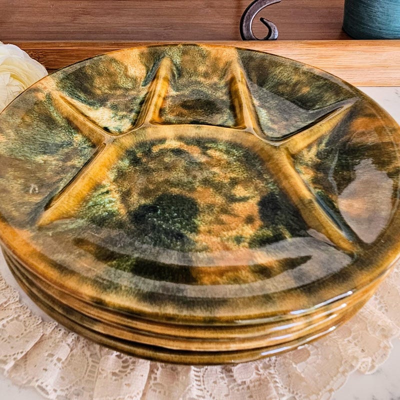 Marble Dinner Plates Set - Etsy