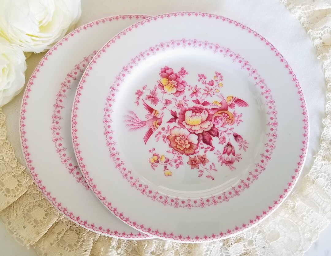 Set of 2 Vintage Royal Doulton Phoenix Cake/read & Butter Plates, Fine ...