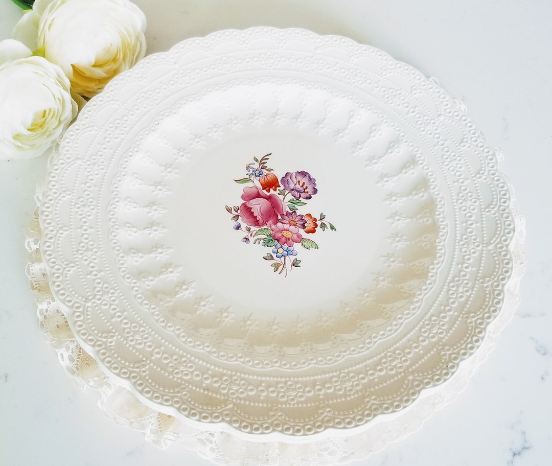 Vintage Spode's Copeland Jewel Claudia Dinner Plate, Earthenware Made ...