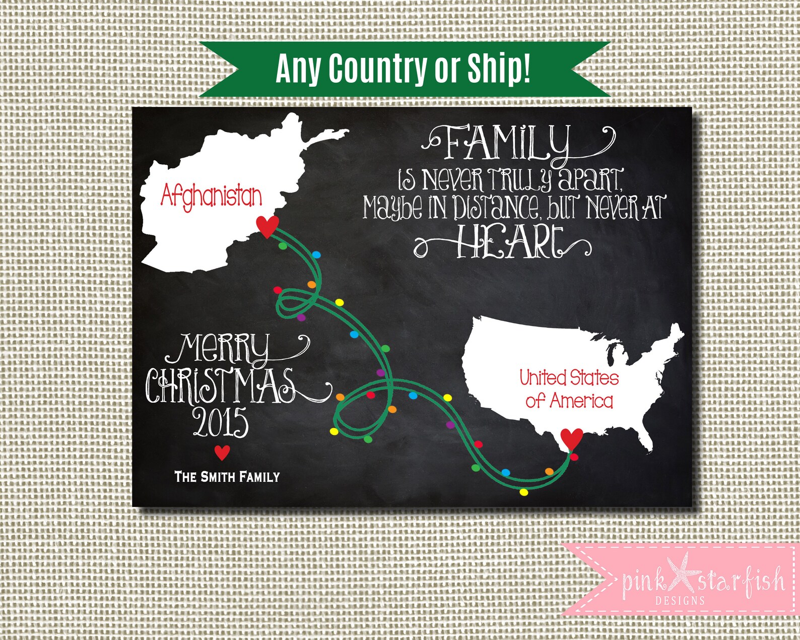 Christmas Card Holiday Card Deployment Christmas Card - Etsy