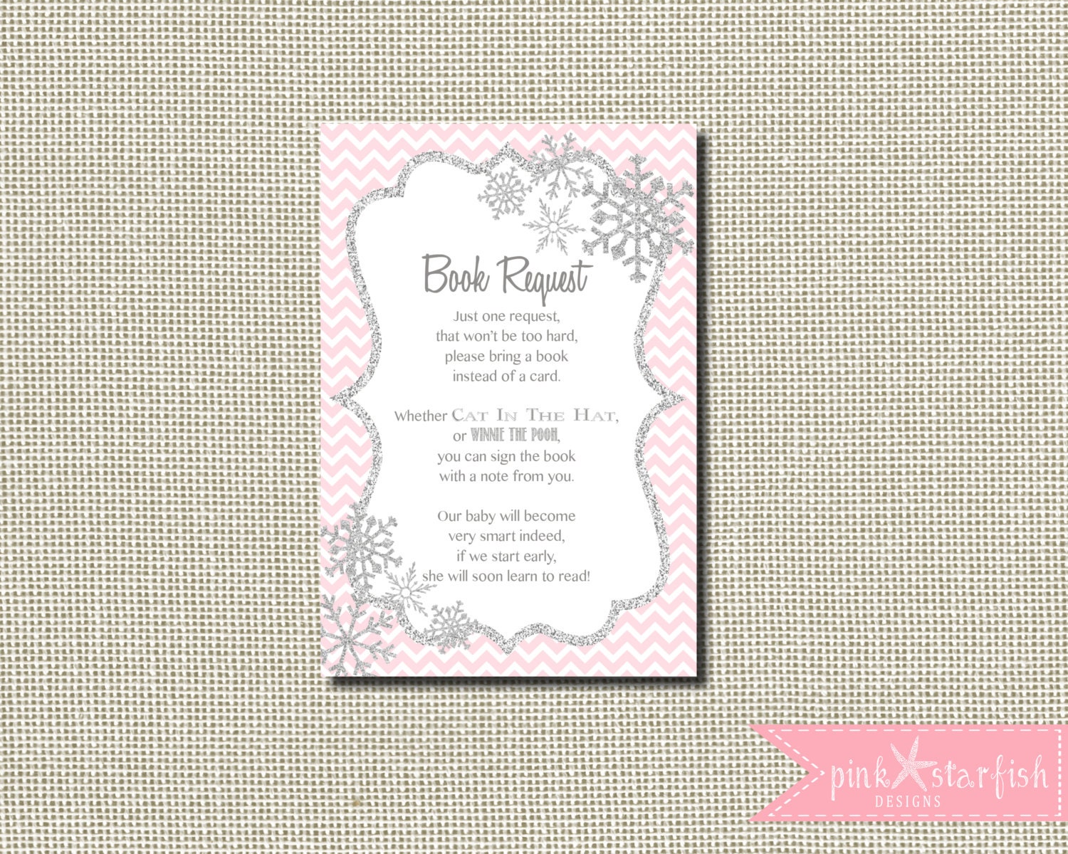 Snowflake Baby Shower Invitation Snowflake Baby Shower Book - Etsy