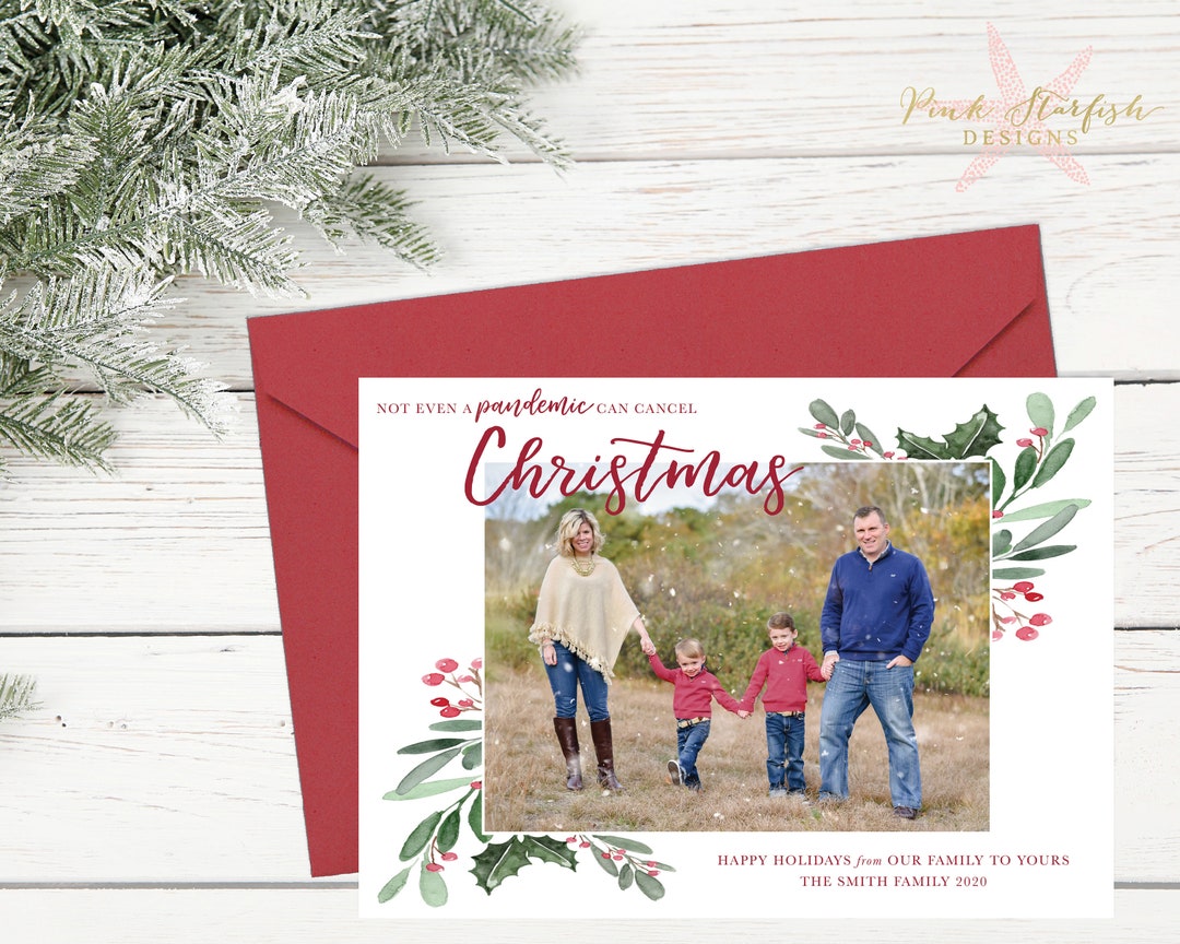 Christmas Card, Holiday Card, Crazy, Funny Christmas Card, Pandemic ...