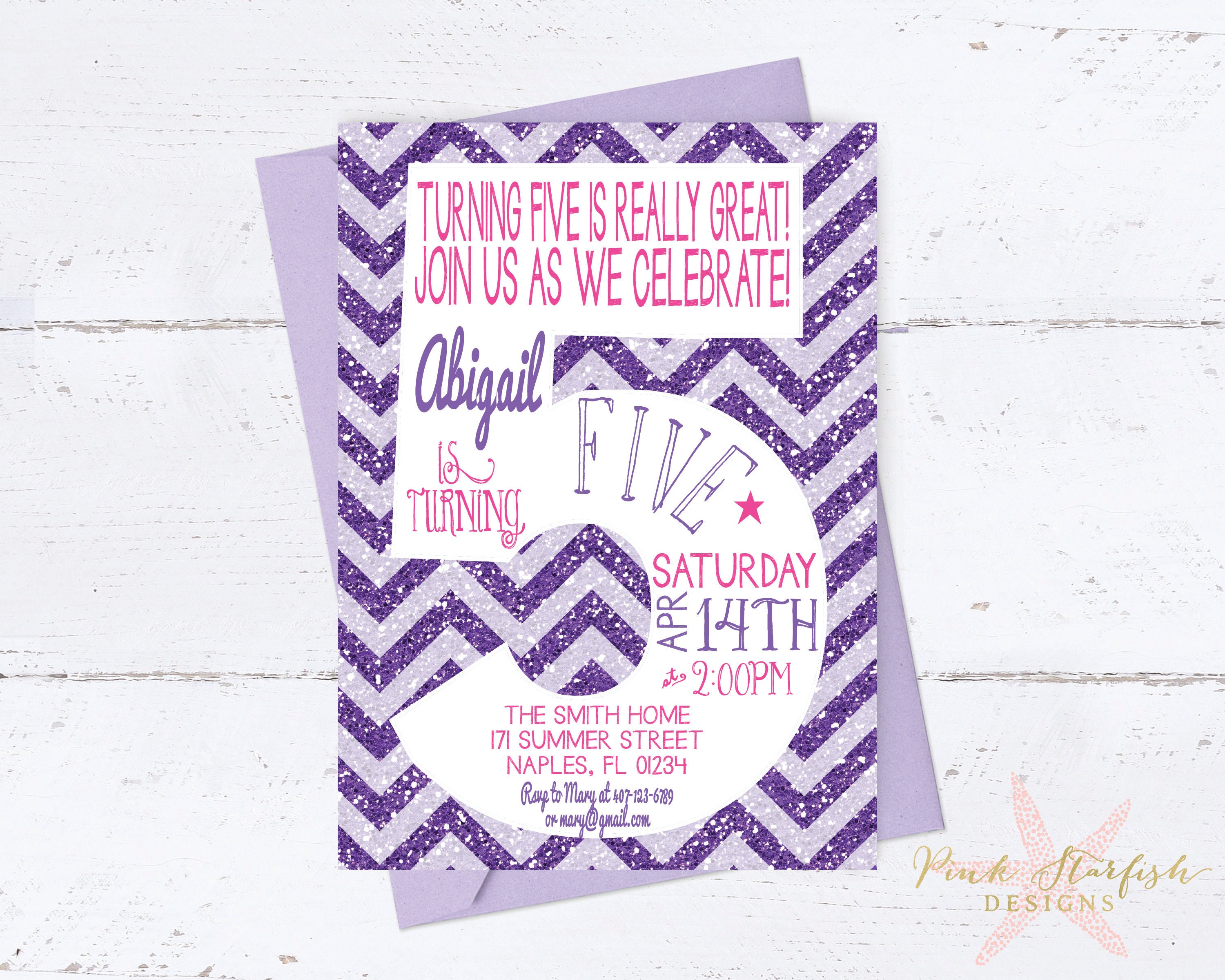 5th Grade Graduation Invitation