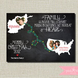 Christmas Card, Holiday Card, Deployment Christmas Card, Military ...