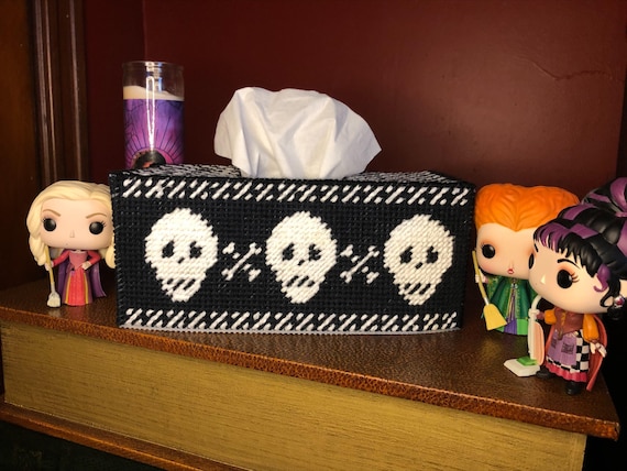 Skeleton PATTERN for Plastic Canvas Tissue Box | Etsy