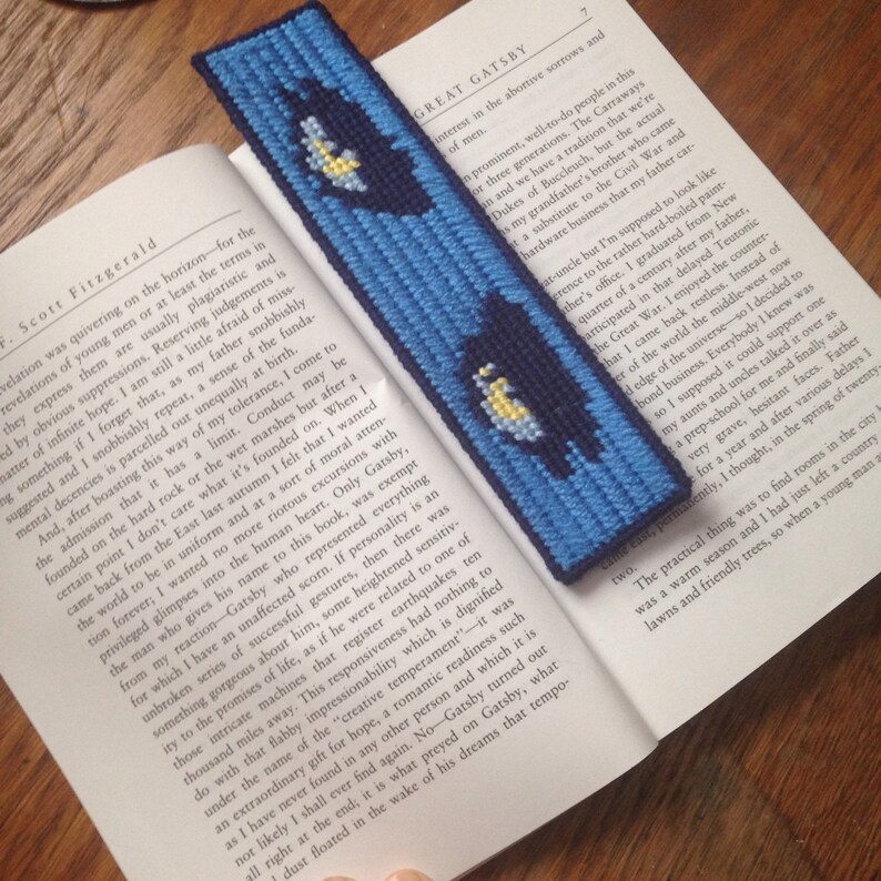 Gatsby Pattern Bookmark Plastic Canvas - Etsy