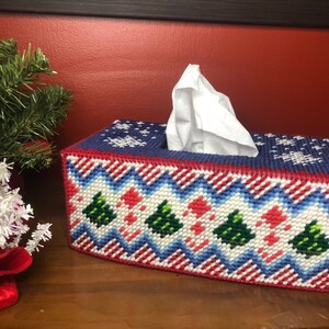 PATTERN CHRISTMAS Tree Tissue Box for Plastic Canvas - Etsy