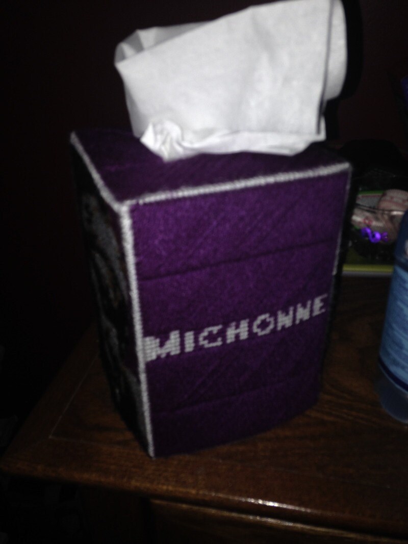 Michonne PATTERN Tissue Box Plastic Canvas - Etsy