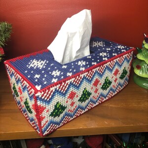 PATTERN CHRISTMAS Tree Tissue Box for Plastic Canvas - Etsy