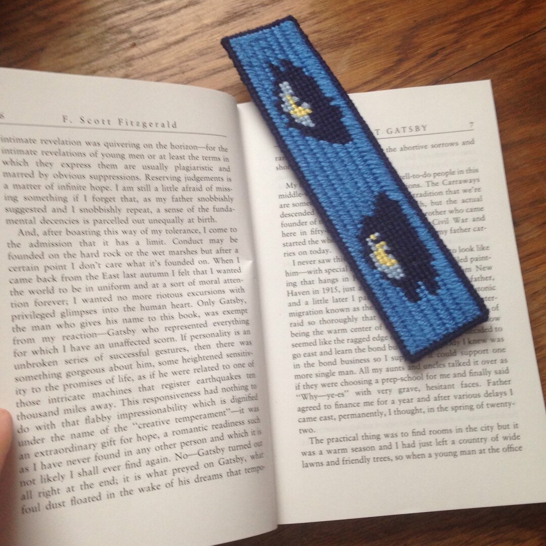 Gatsby Pattern Bookmark Plastic Canvas - Etsy