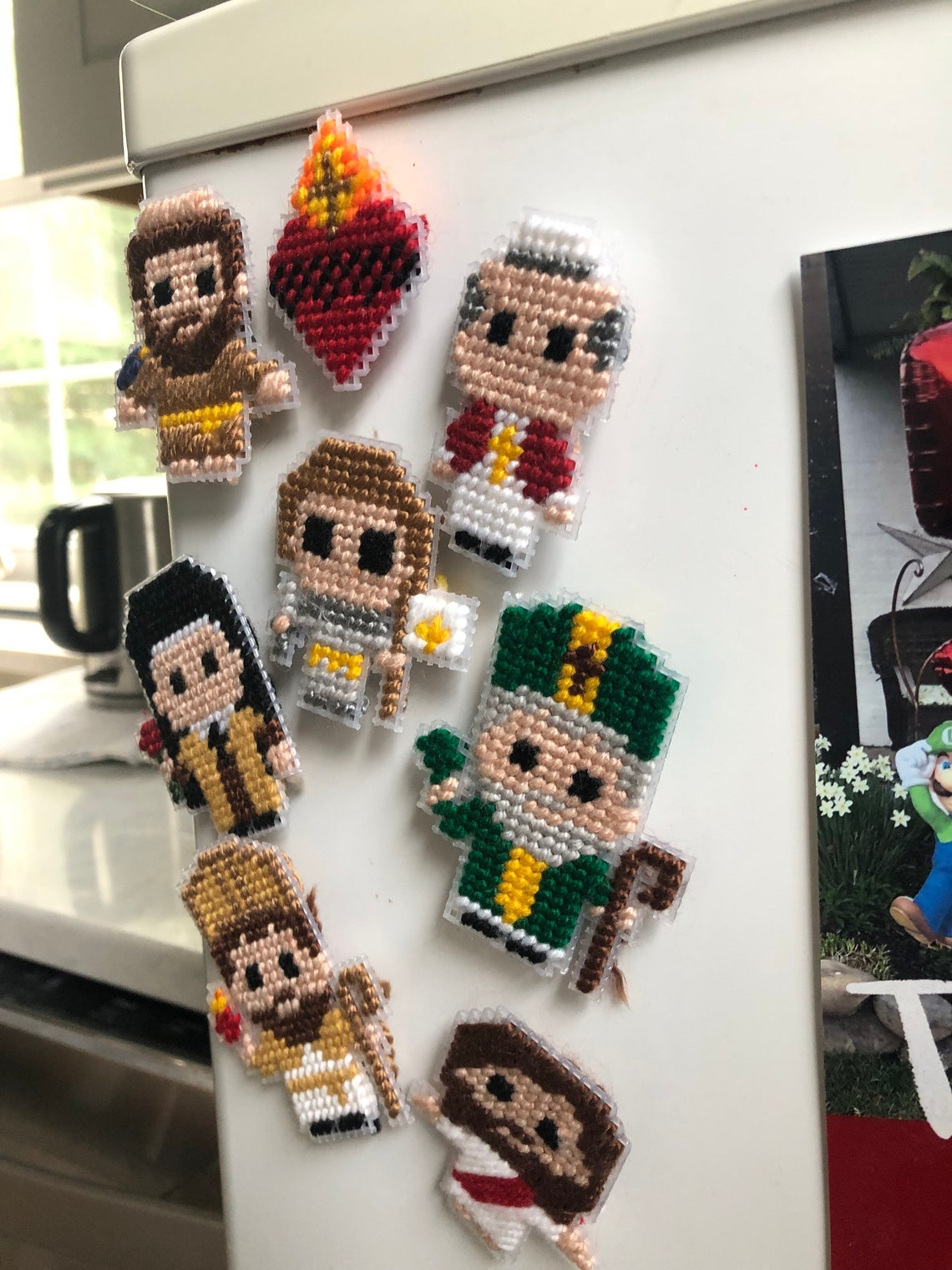 Religious Saint Patterns for Plastic Canvas Magnets - Etsy