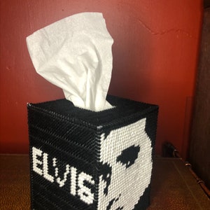 ELVIS PATTERN for Plastic Canvas Tissue Box Topper Digital PDF - Etsy
