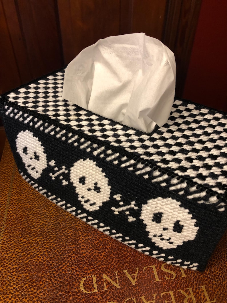 Skeleton PATTERN for Plastic Canvas Tissue Box - Etsy