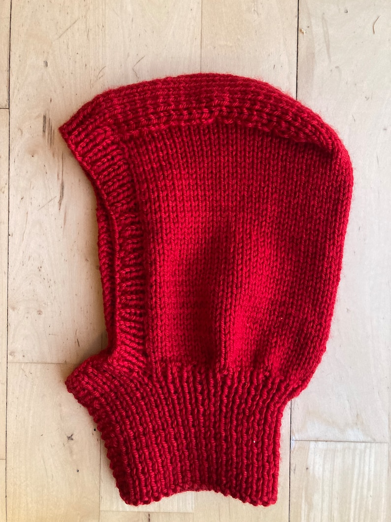 Traditional Balaclava Knitting Pattern, Aran Yarn, to Fit Child 5-10 ...