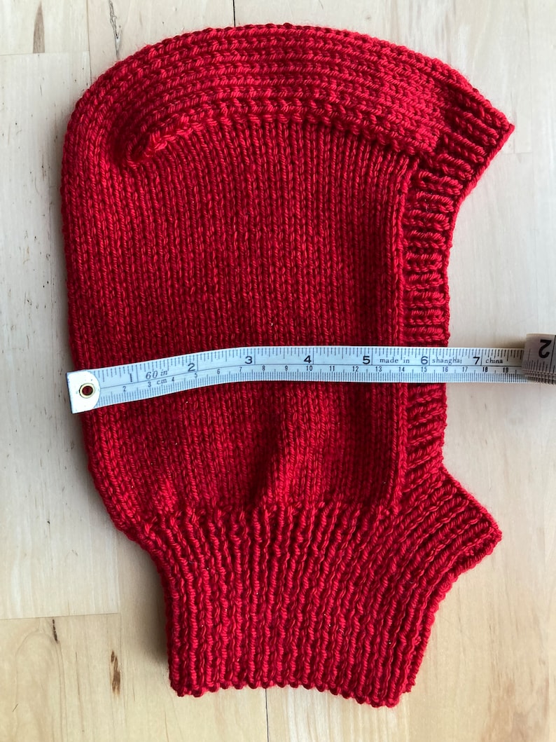 Traditional Balaclava Knitting Pattern, Aran Yarn, to Fit Child 5-10 ...