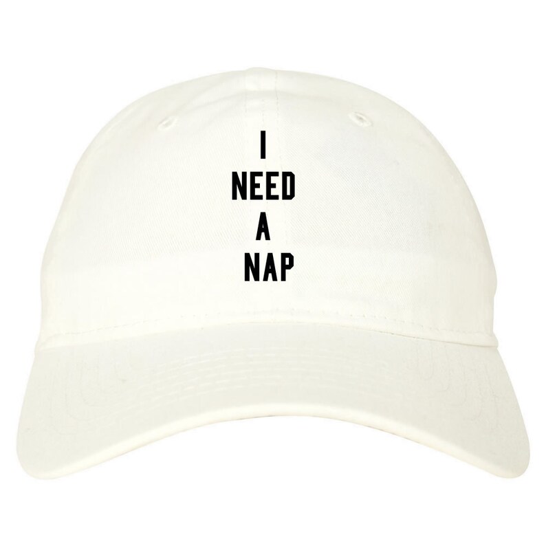 I Need A Nap Dad Hat by Fashionisgreat Pink Khaki White | Etsy