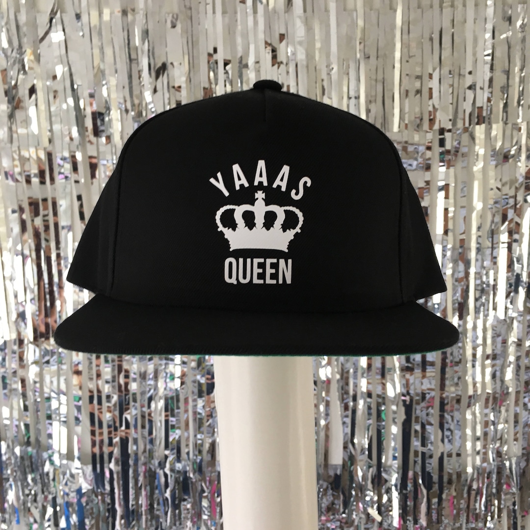 Yaaas Queen Black Snapback Hat by Fashionisgreat - Etsy