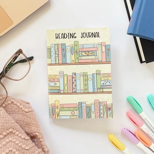 Mini Reading Journal, 5x7 Inch Mini Journal for Readers, Track up to 30 ...