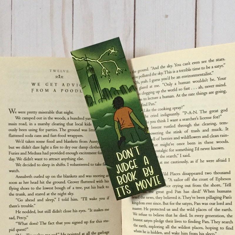 Percy Jackson Bookmark - Etsy