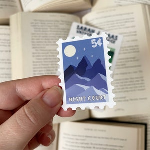 Sarah J Maas Universe Sticker Sheet Five Waterproof Stickers of Stamps ...