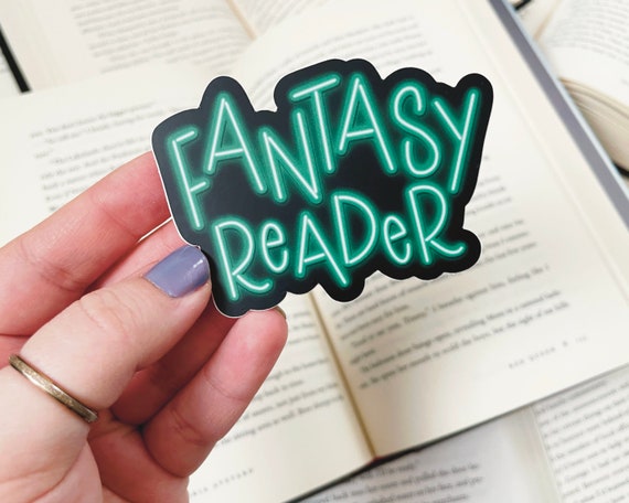 Fantasy Reader Neon Sign Sticker for Those Who Love to Read - Etsy
