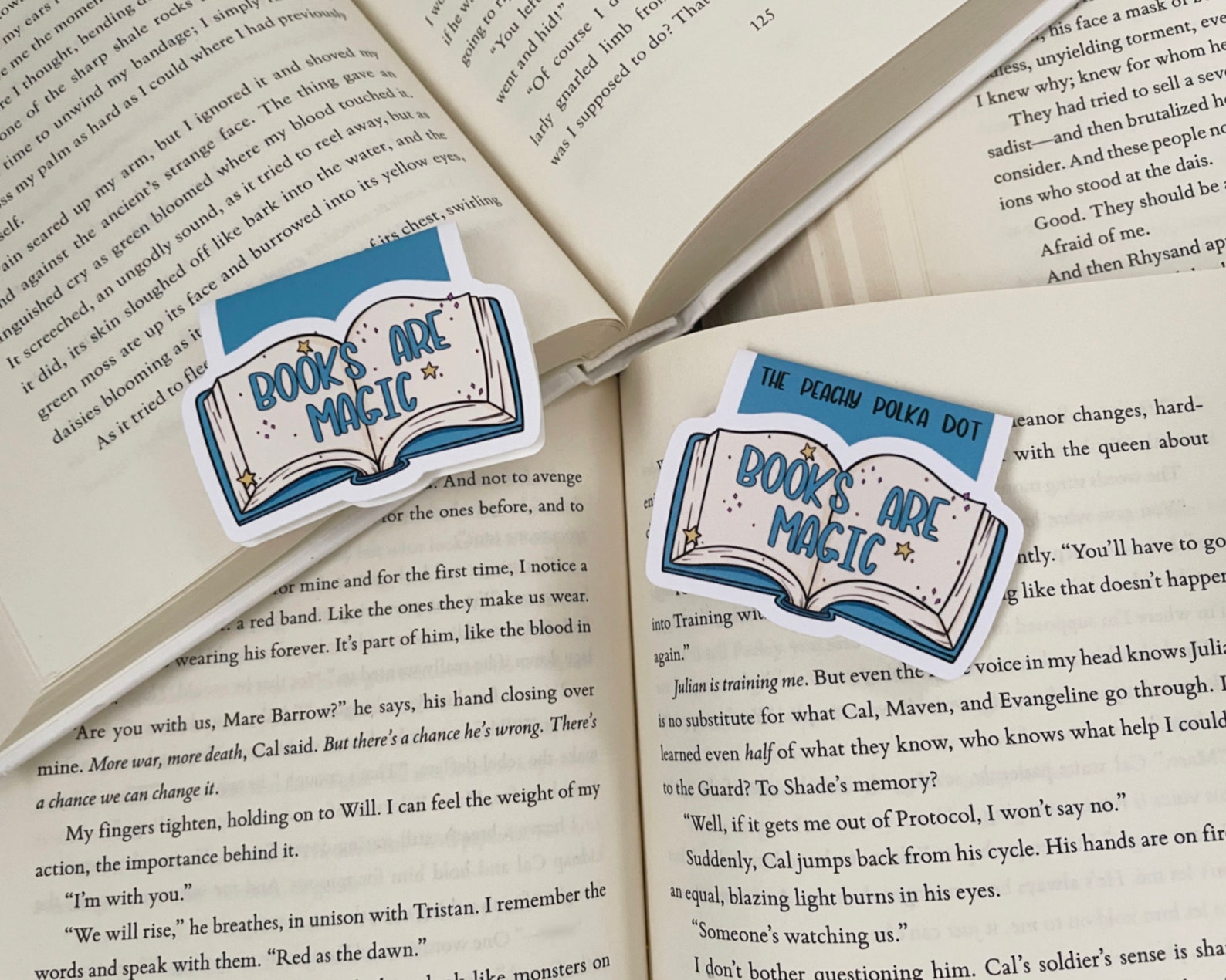 Books Are Magic Magnetic Bookmark, Gift for Readers - Etsy