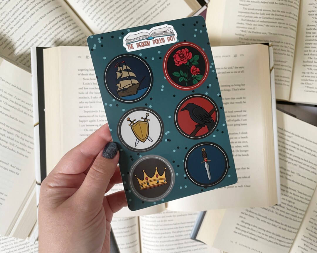 Fantasy Themed Sticker Sheet - Six Waterproof Stickers - Etsy