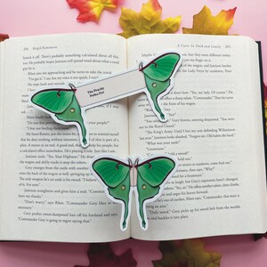 Lunar Moth 3D Bookmark - Etsy